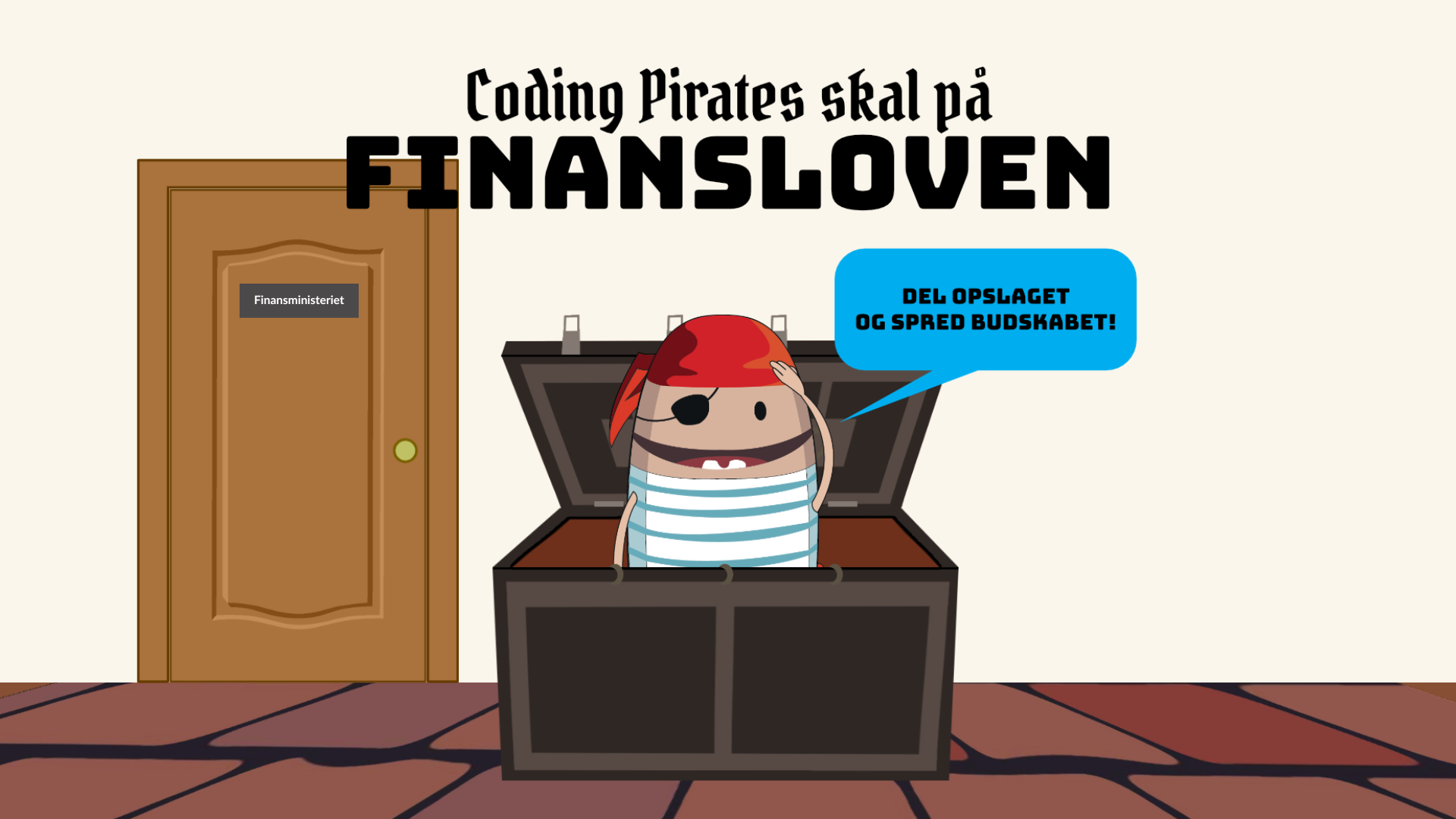 Coding Pirates skal på finansloven! - Coding Pirates Denmark